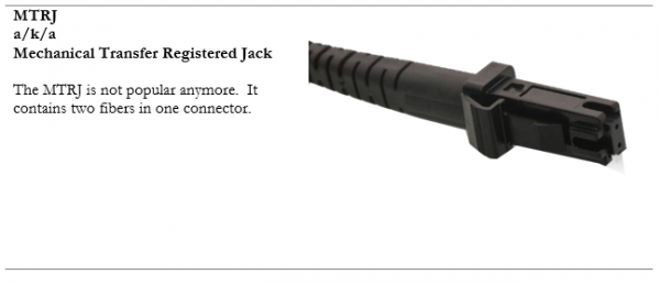 3.1 Explain basic cable types and their connectors, features, and their ...