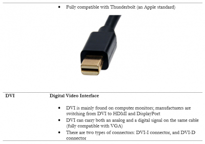 3.1 Explain basic cable types and their connectors, features, and their ...