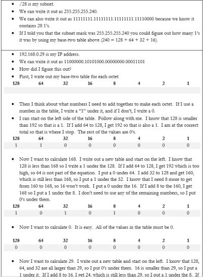 1.4 Given a scenario, configure a subnet and use appropriate IP ...